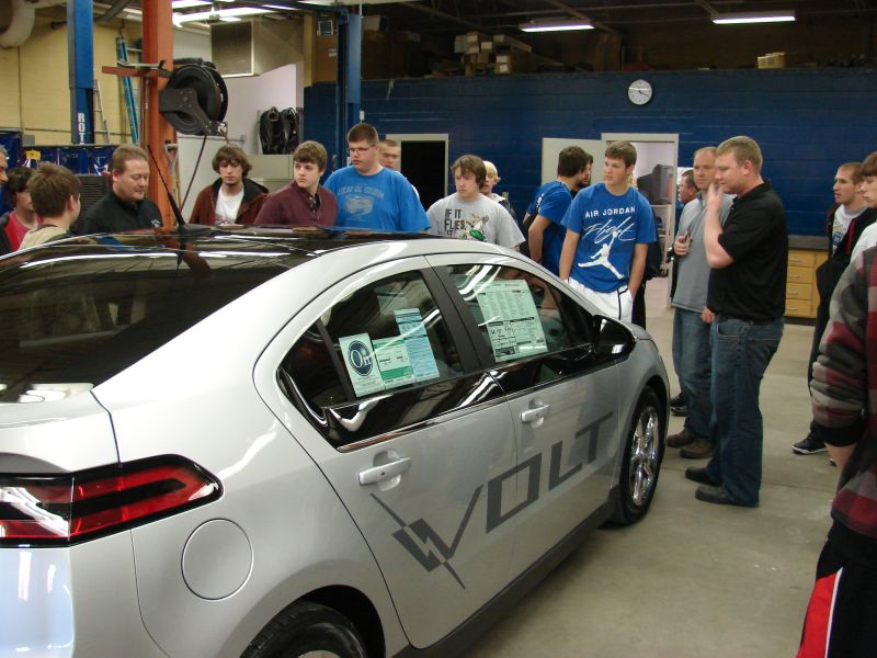 Wahoo Public Schools - The 'Car of the Future' pays WHS a visit