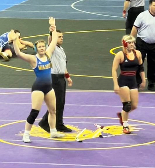 Wahoo Public Schools - Kaylee Rickets sets 9 of 11 NSAA girls wrestling ...