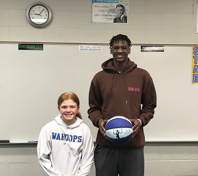 Wahoo Public Schools - Benji Nelson's slam dunks spur poetic inspiration